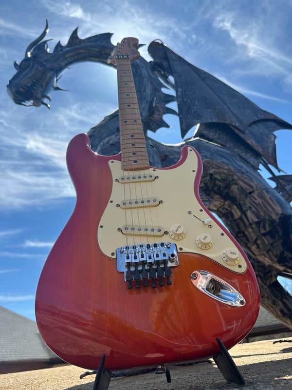Fender Stratocaster 1976 - Sienna Sunburst Floyd Rose | Reverb France