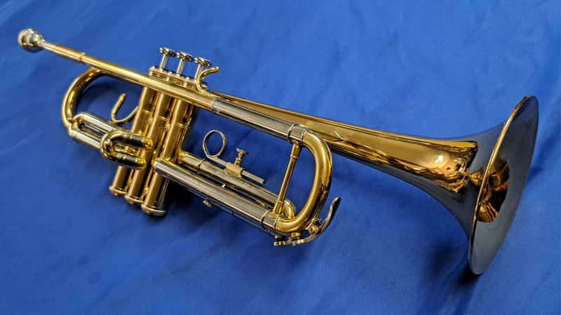 Jupiter JTR-600N Trumpet + Gold Brass Bell & New Leadpipe- | Reverb