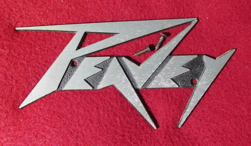 Vintage 70's Peavey Tube Amp LOGO BADGE EMBLEM-BIG METAL | Reverb