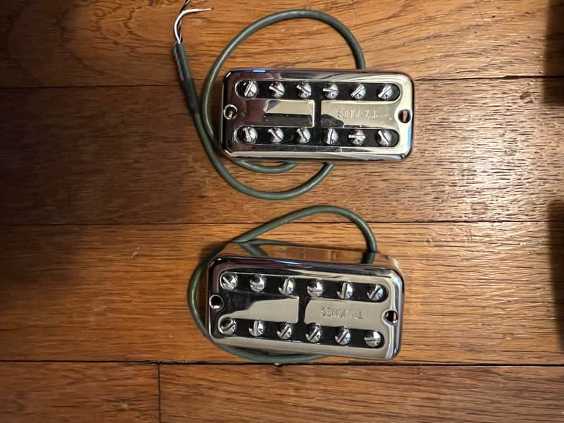 TV Jones Classic Pickups (neck and bridge) 2024 - Chrome | Reverb