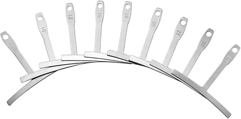 9 Pcs Guitar Radius Gauge Under string Radius Gauge String | Reverb