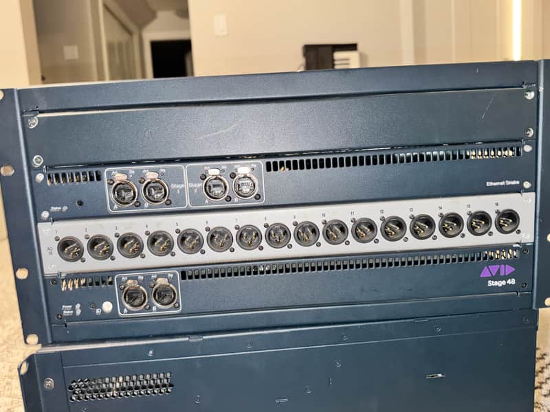 Avid VENUE Stage 48 Remote I/O Rack w/ AO16 Output Card & | Reverb