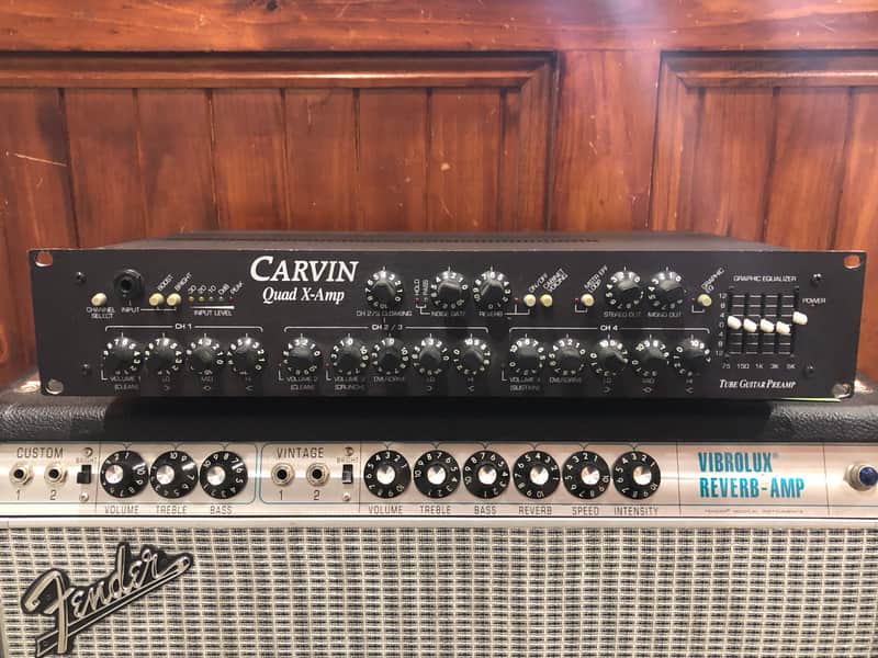 Carvin Quad X-Amp Stereo Tube Preamp | Reverb