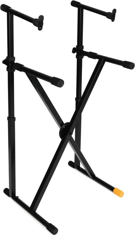 Hercules KS210B EZ-LOK Double Tier X-Style Keyboard Stand | Reverb