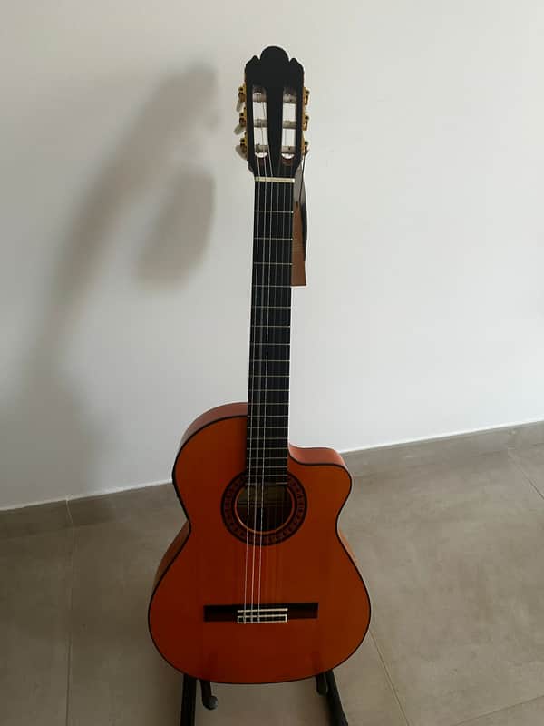 Flamenco Guitar Raimundo Modelo 646 Orange with Fishman | Reverb