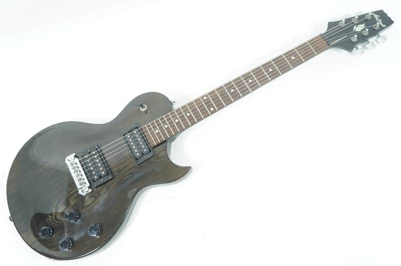 Aria Pro II PE-40 SBK Transparent Black Carved Top Alder Body | Reverb