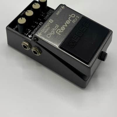 Boss RV-2 Digital Reverb (Dark Gray Label) 1987 - 1989 - Gray | Reverb
