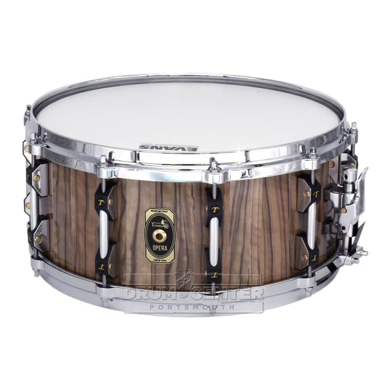 Tamburo Opera Series Stave Snare Drum 14x6.5 Olive | Reverb