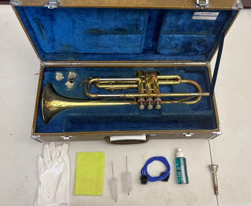 Yamaha YTR-232 Bb Trumpet – Japan Made – Original Case & Bach | Reverb