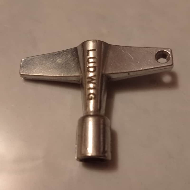 Ludwig Vintage classic drum key 70s-80s - Chrome | Reverb Canada
