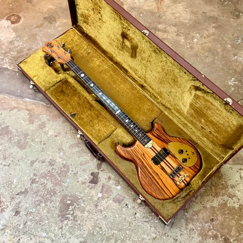 Alembic Distillate Bass 1981 - Zebra Wood original vintage | Reverb