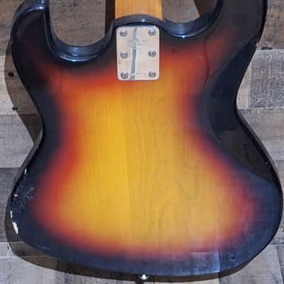 1969 Silvertone 1490 4-String Bass MIJ - Sunburst - | Reverb