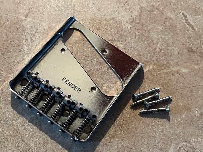 1970s Fender Telecaster Custom guitar bridge | Reverb Australia