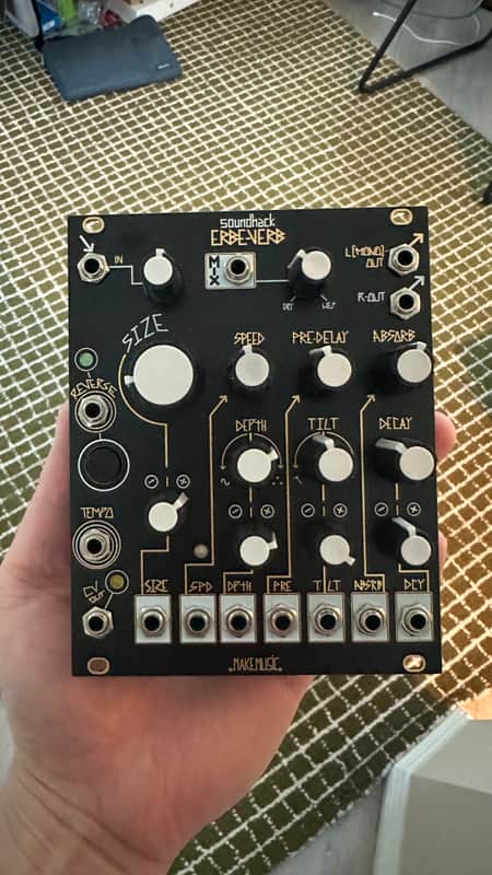 Make Noise Erbe-Verb Module 2008 - Present - Black (99% panel | Reverb