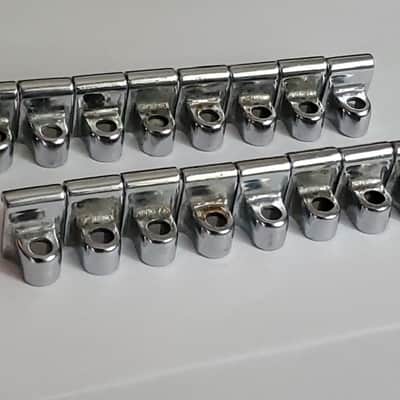 16x LUDWIG Hoop Clips, Clean MATCHING SET! Chrome COLLAR | Reverb