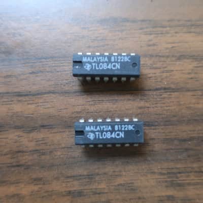2 Vintage TL084CN Chip Quad JFET-Input Operational Amplifiers | Reverb