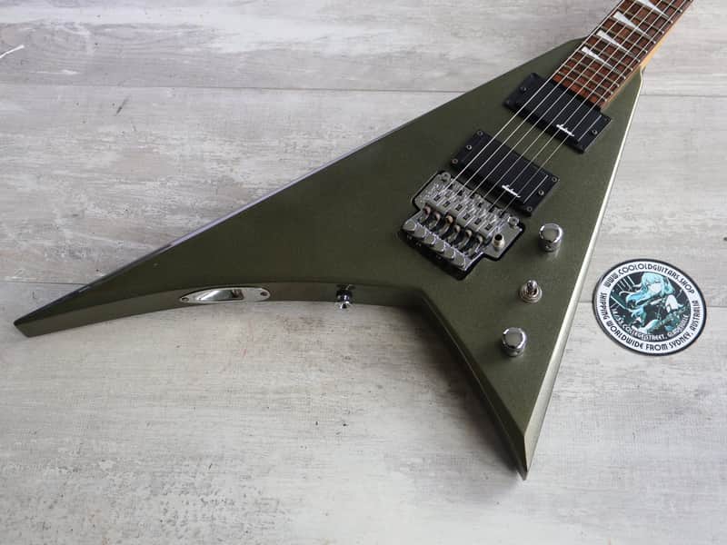 Jackson JS32T JS Series Rhoads Flying V (Olive Green) | Reverb