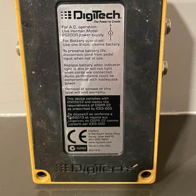 DigiTech Crossroads Eric Clapton 2000s - Yellow | Reverb