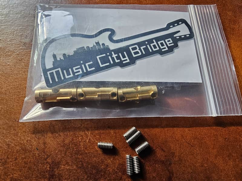 Music City Bridge Groove Master Saddles Set Screws Only | Reverb