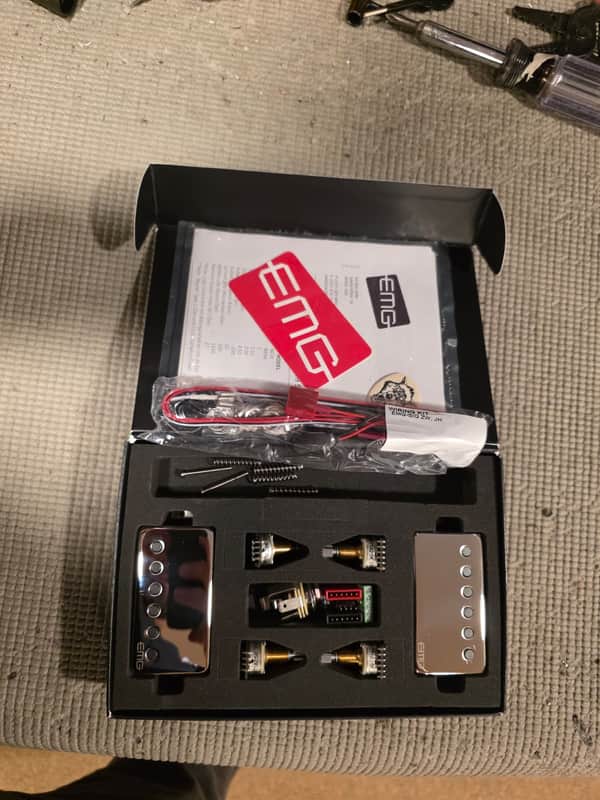 EMG JH/SET-C James Hetfield Signature Humbucker Set - Chrome | Reverb