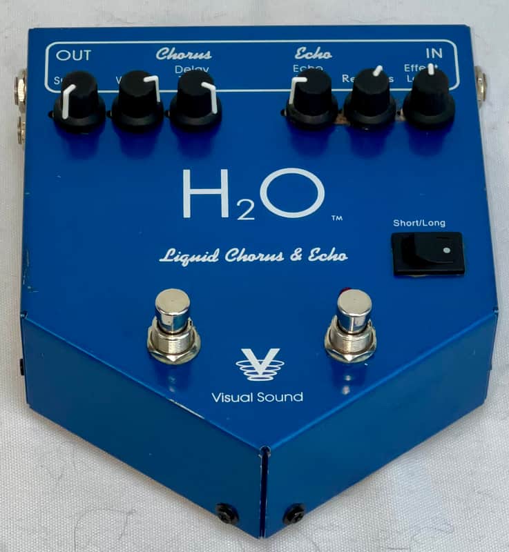 The Original Visual Sound H2O V1 Blue, Dual Chorus & Echo | Reverb
