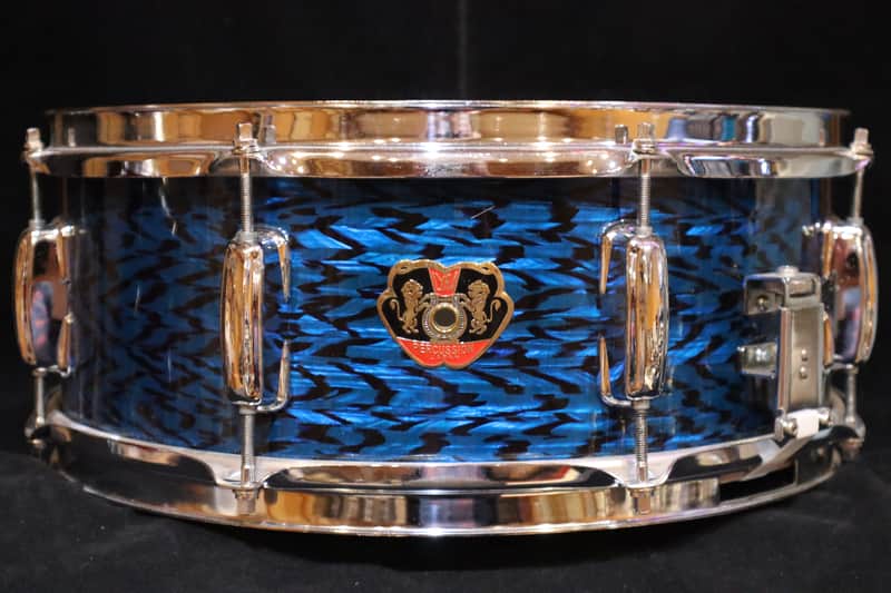 Lyra MIJ 5x14" Blue Agate Pearl 8-Lug Snare | Reverb