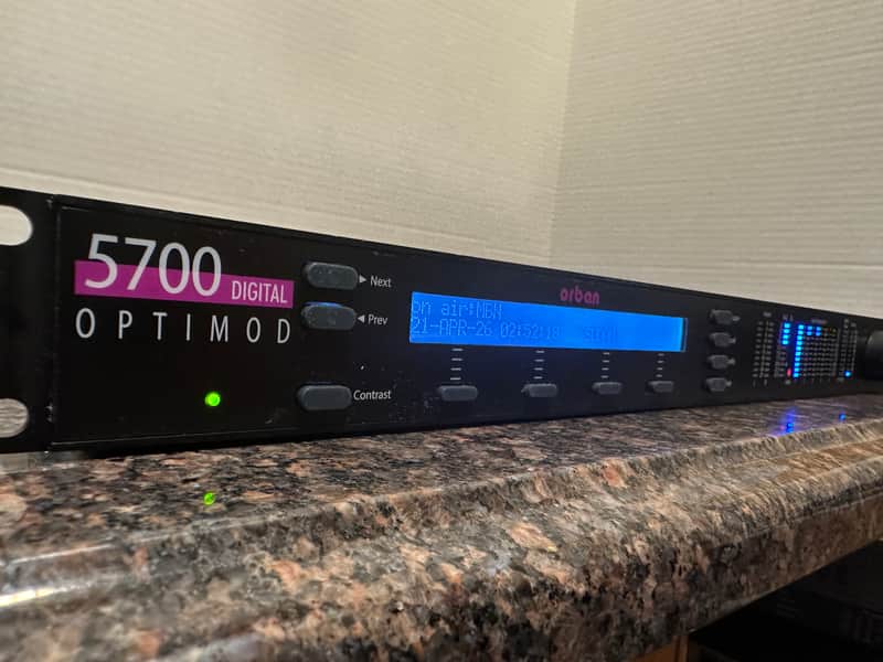 Orban OPTIMOD 5700i FM Broadcast Audio Processor | Reverb