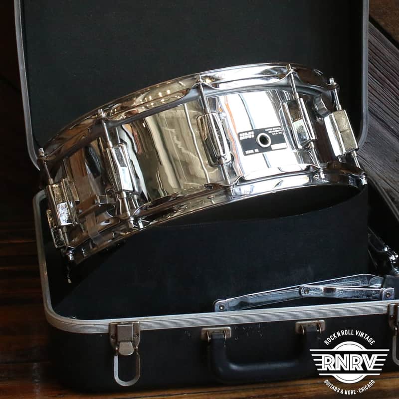UMI Snare Drum, 10 Lug 14" Snare, Chrome Over Acousticon, w/ | Reverb