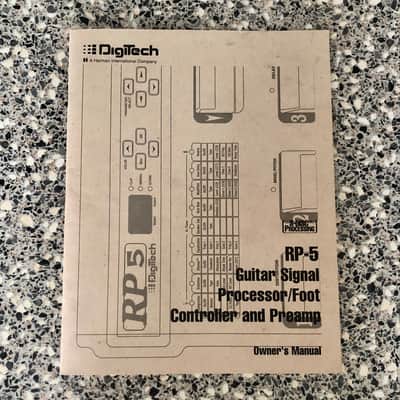 DigiTech RP5 Multi Effects - USA - Black | Reverb