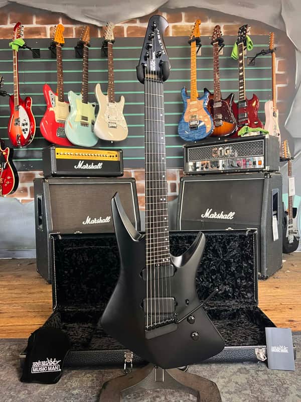 Ernie Ball Music Man Kaizen 7 Apollo Black 2023 Tosin | Reverb Canada