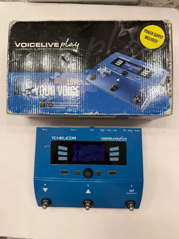 TC Helicon Voicelive Play Vocal Multi Effect Processor Pedal | Reverb