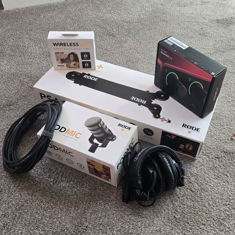 RODE Rode PodMic Dynamic Broadcast Microphone and Boom Arm, | Reverb