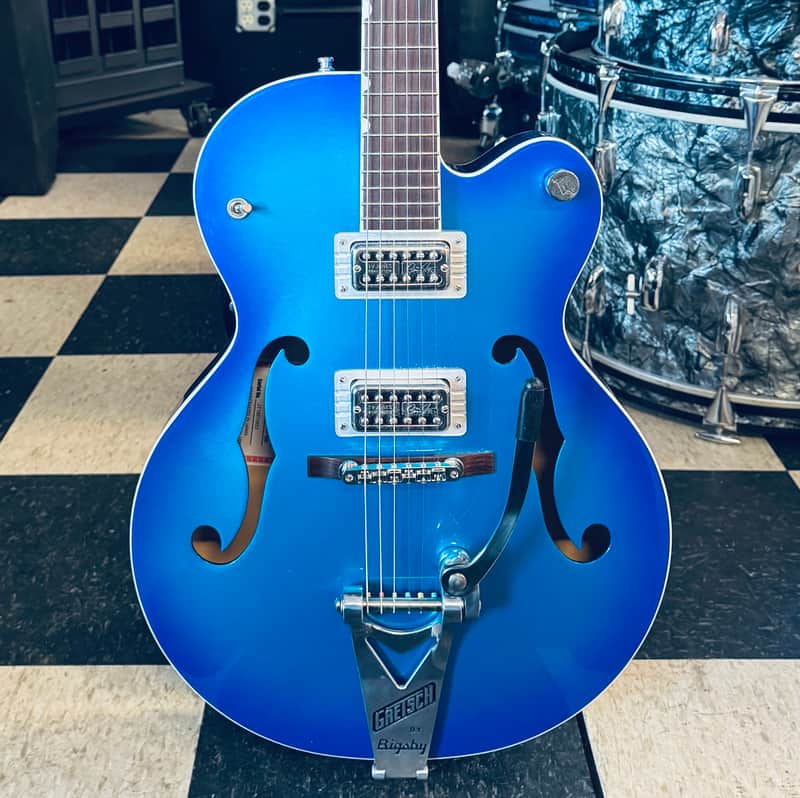 Gretsch Brian Setzer Hot Rod Candy Blue Burst - Candy Blue | Reverb UK