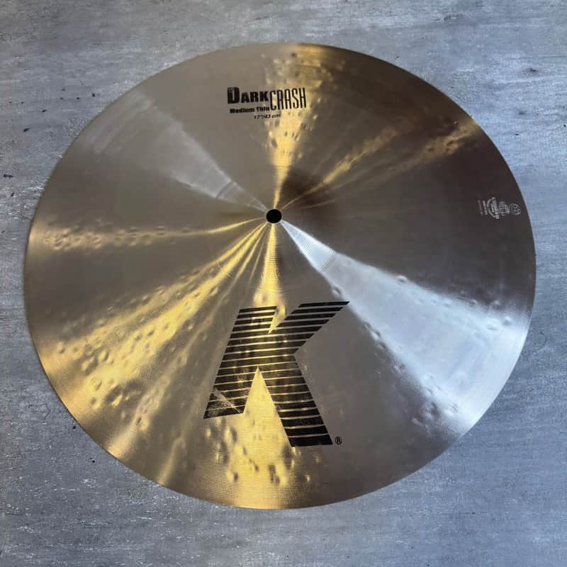 Zildjian 17" K Series Dark Medium Thin Crash Cymbal 1993 - | Reverb