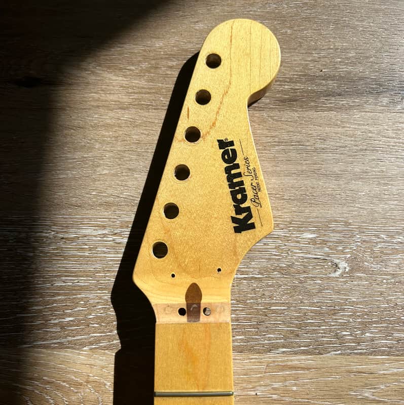 Handmade ‘81 Kramer Vintage Pacer Replica Neck 2024 - Amber | Reverb