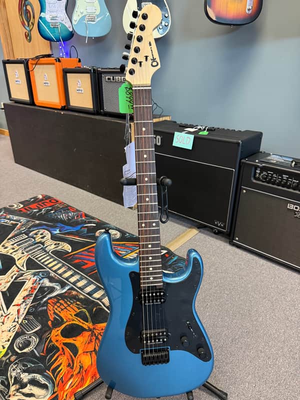 Charvel Pro-Mod So-Cal Style 1 HH HT MPL - Pelham Blue | Reverb