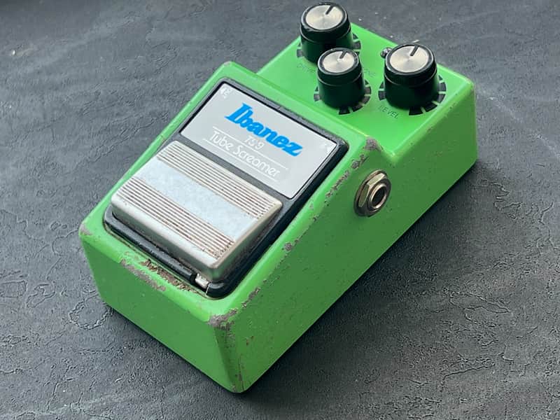 Ibanez TS9 Tube Screamer (Silver Label) 1983 - 1984 - Green | Reverb