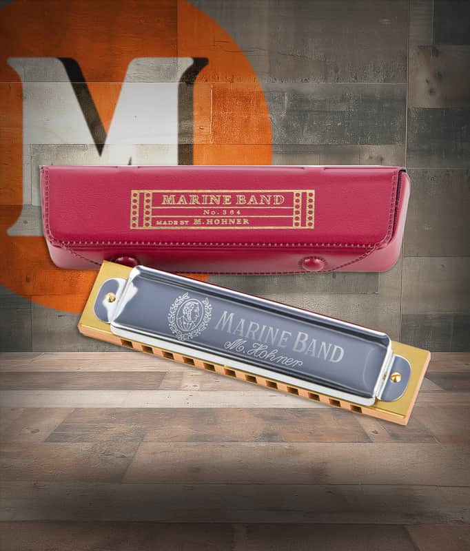Hohner Marine Band Harmonica (12 Hole) Key of D (MBND12-D) | Reverb