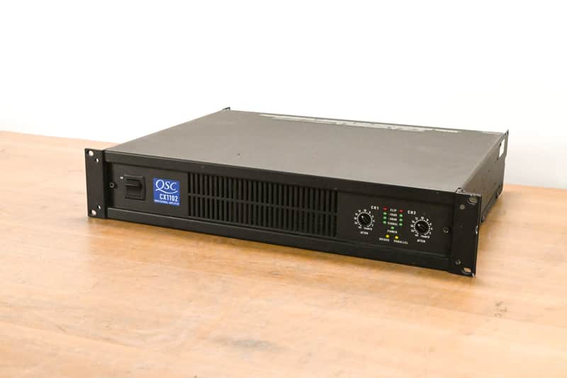 QSC CX1102 700W 2-Channel Power Amplifier CG01024 | Reverb