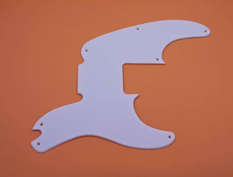 white acrylic pickguard for us/mex fender 51' telecaster | Reverb