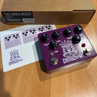StewMac Two Kings Boost 2020’s King of Tone Overdrive Boost | Reverb