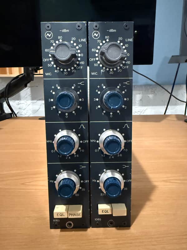 Neve 1065 80 series Preamp / EQ Pair Marinair Roundcan | Reverb