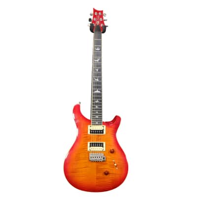PRS SE Custom 24 2021 - Present Fire Red Burst | Reverb
