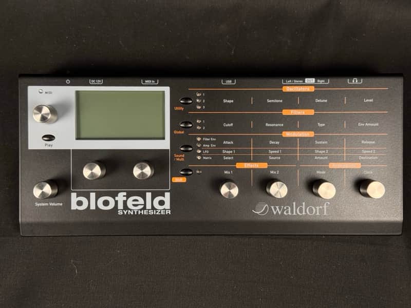 Waldorf Blofeld Desktop Synthesizer - Black Shadow | Reverb Canada