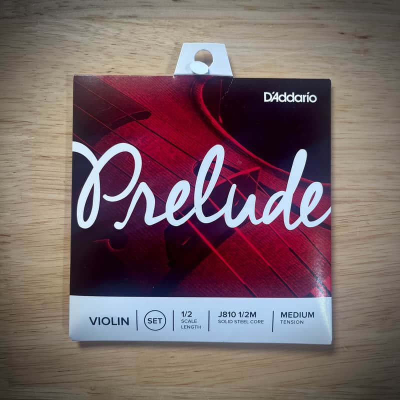 D'addario Prelude 1/2 Medium Violin Strings Set | Reverb