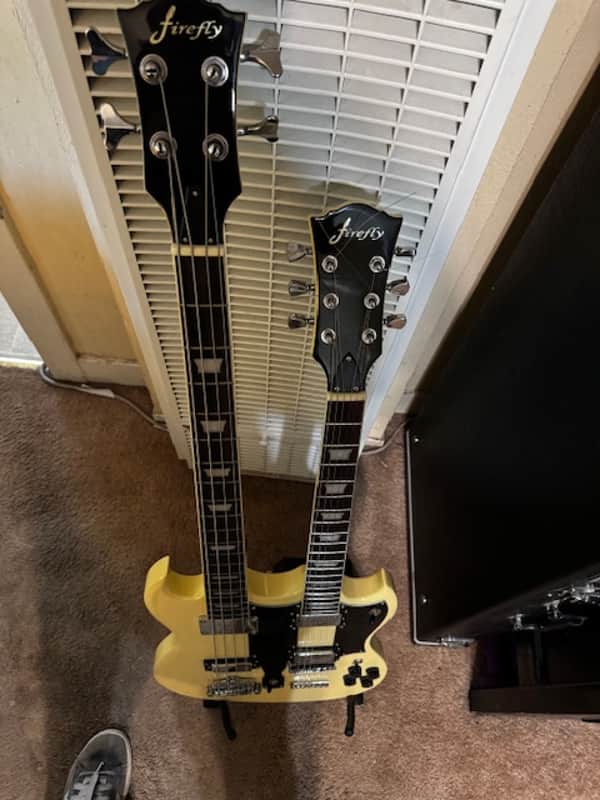 Firefly FFLGS 4/6 String Double Neck Bass/Guitar 2020s - | Reverb