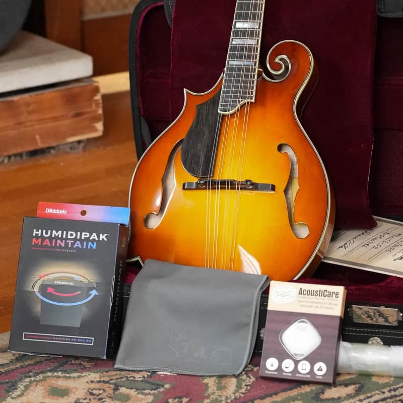 Eastman MD615L-GB Goldburst F-Style Mandolin w/K&K Pickup | Reverb