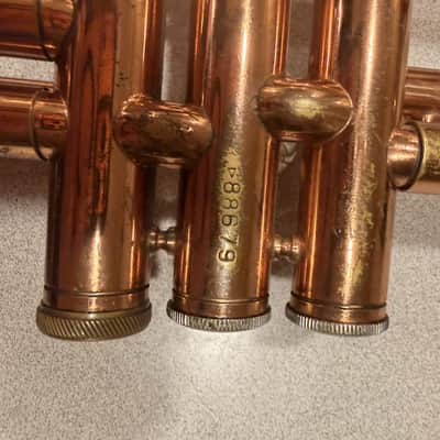 Czech Trumpet from the Soviet Era Copper Finish 1970's | Reverb