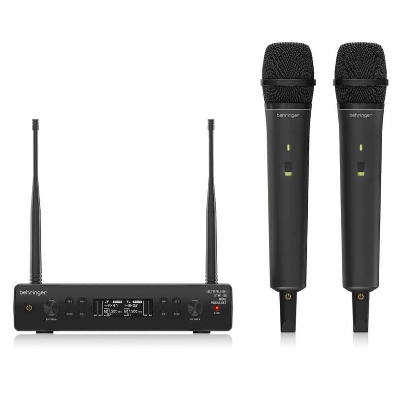 Behringer XTM1-35 UHF Wireless System with 2 Handheld | Reverb