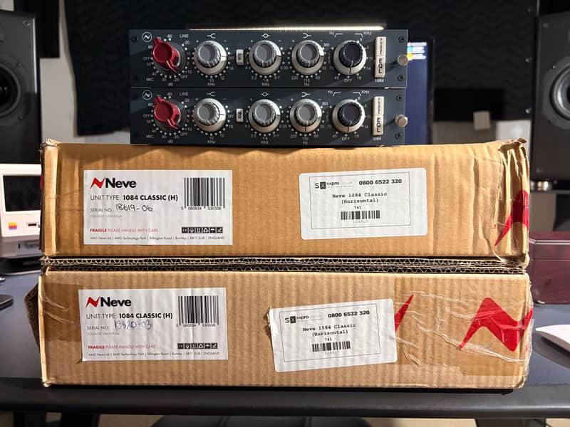 AMS Neve 1084 CH Horizontal Mic Preamp / EQ Module | Reverb UK